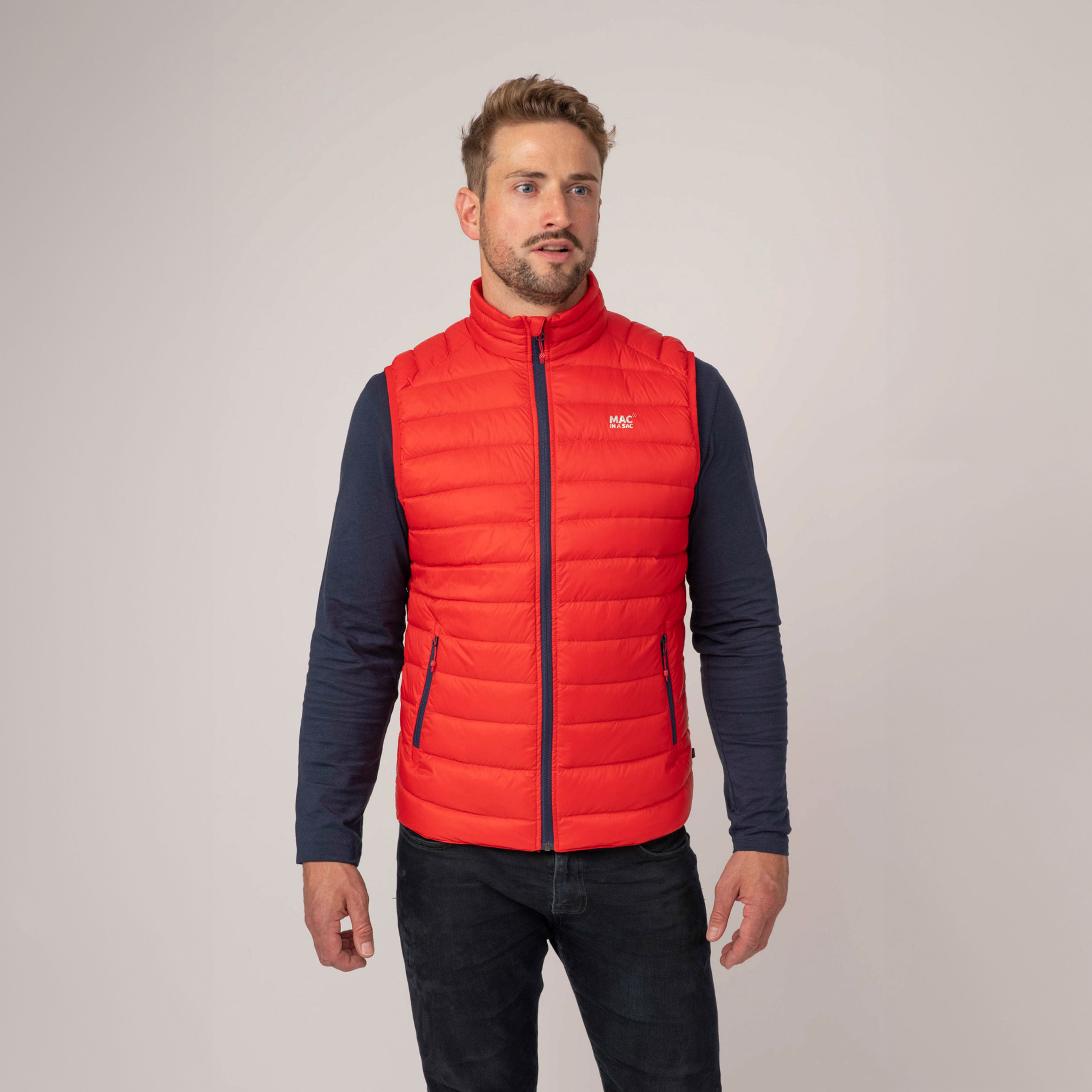 Alpine Mens Packable Down Gilet | Mac in a Sac