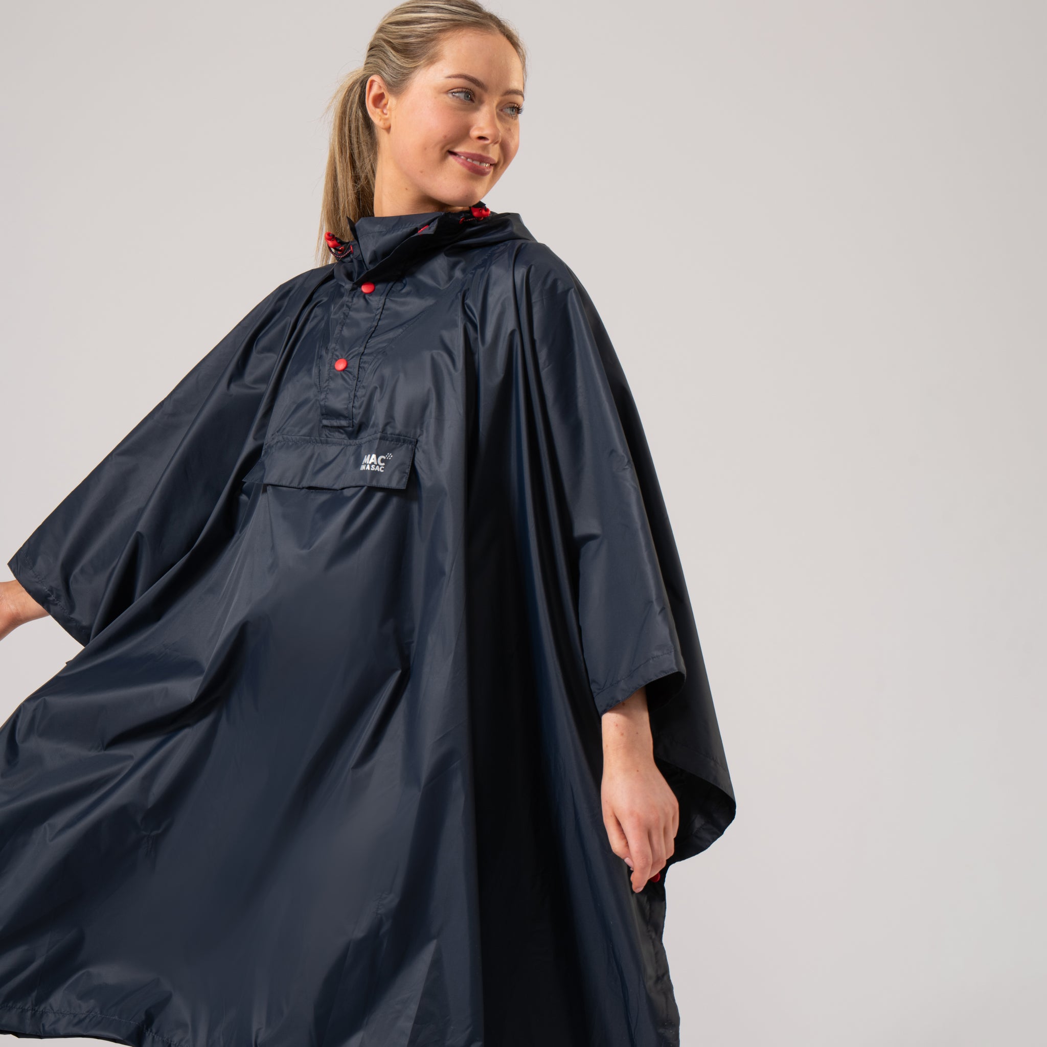 Poncho. Packable Waterproof Cape | Mac in a Sac