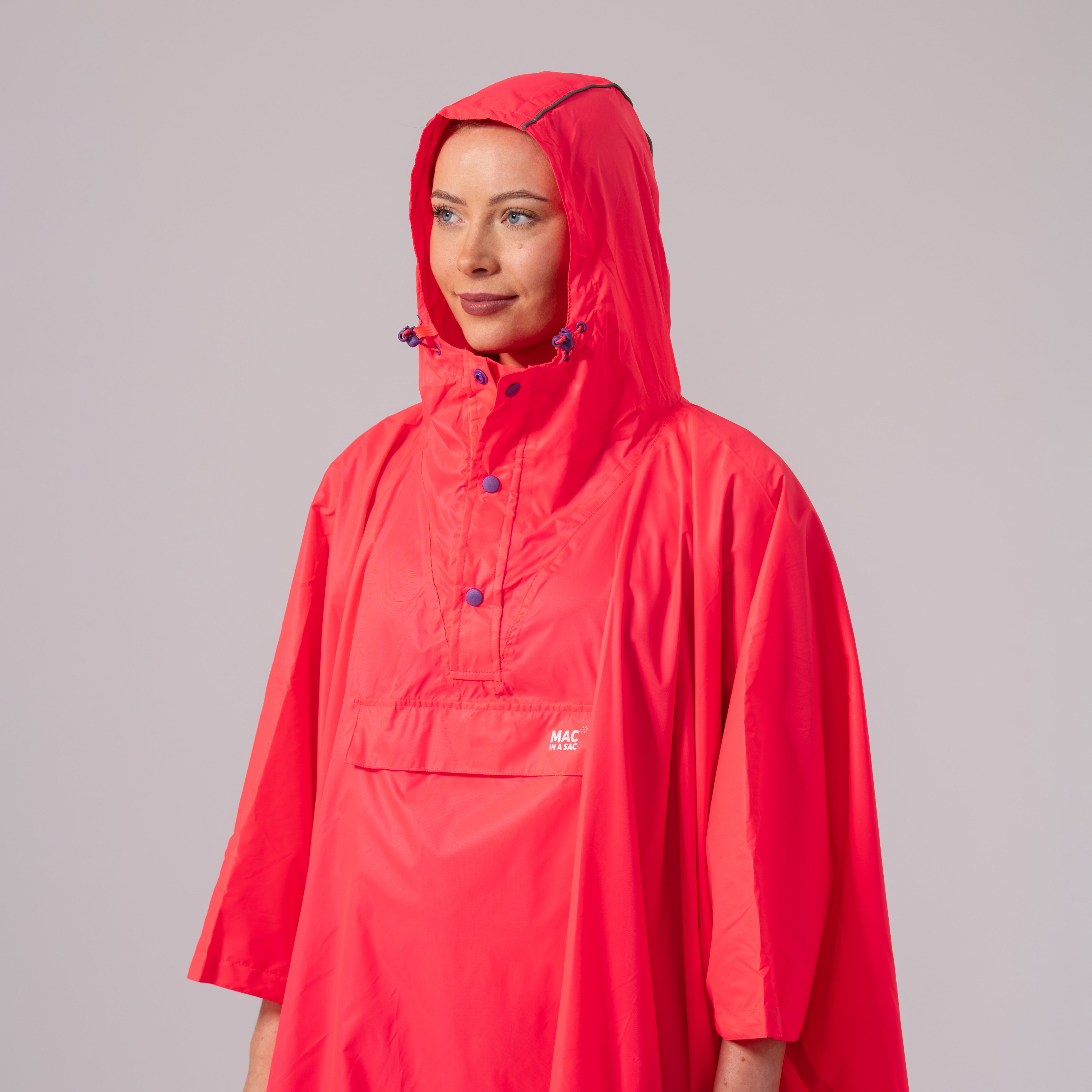 Poncho. Packable Waterproof Cape | Mac in a Sac