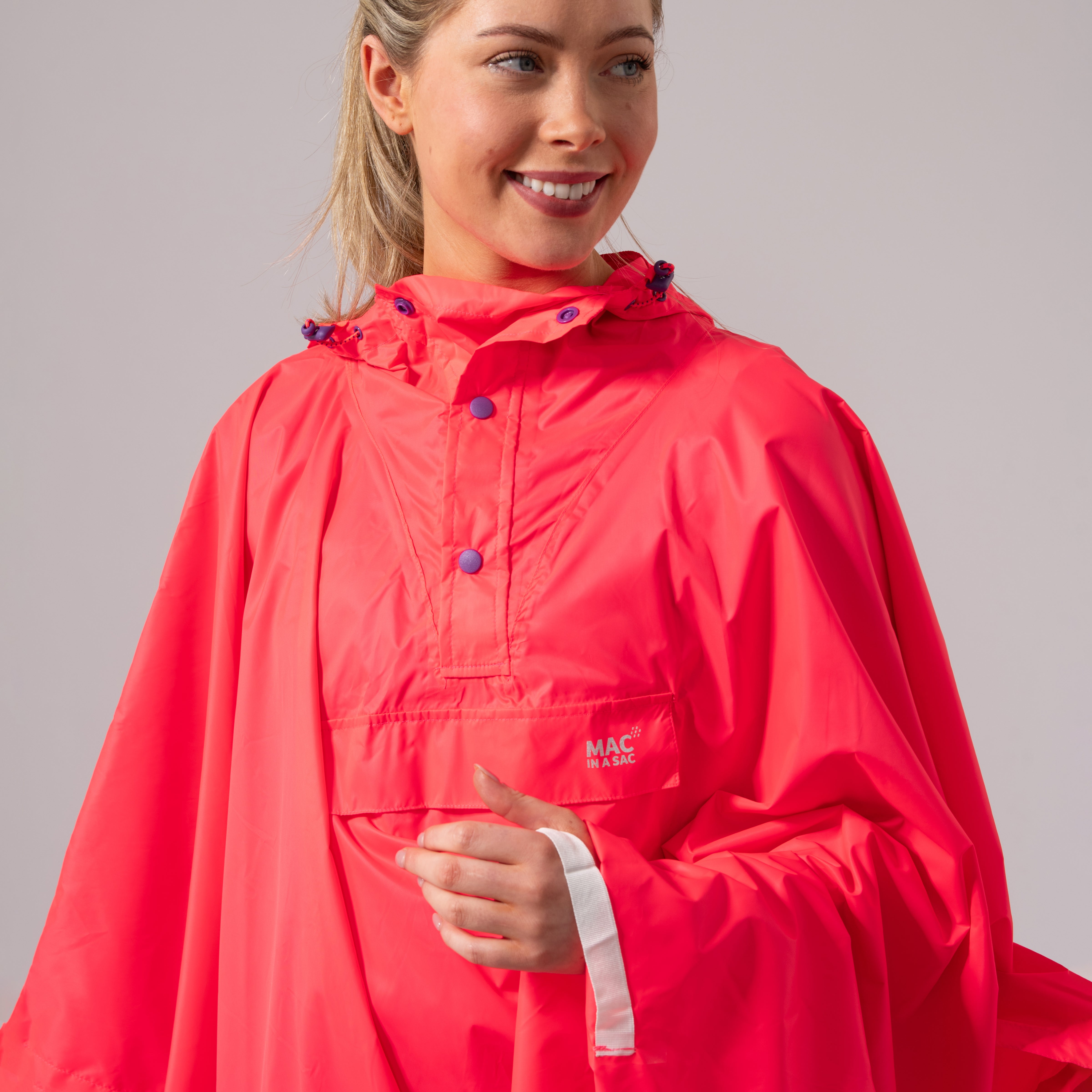 Poncho. Packable Waterproof Cape | Mac in a Sac