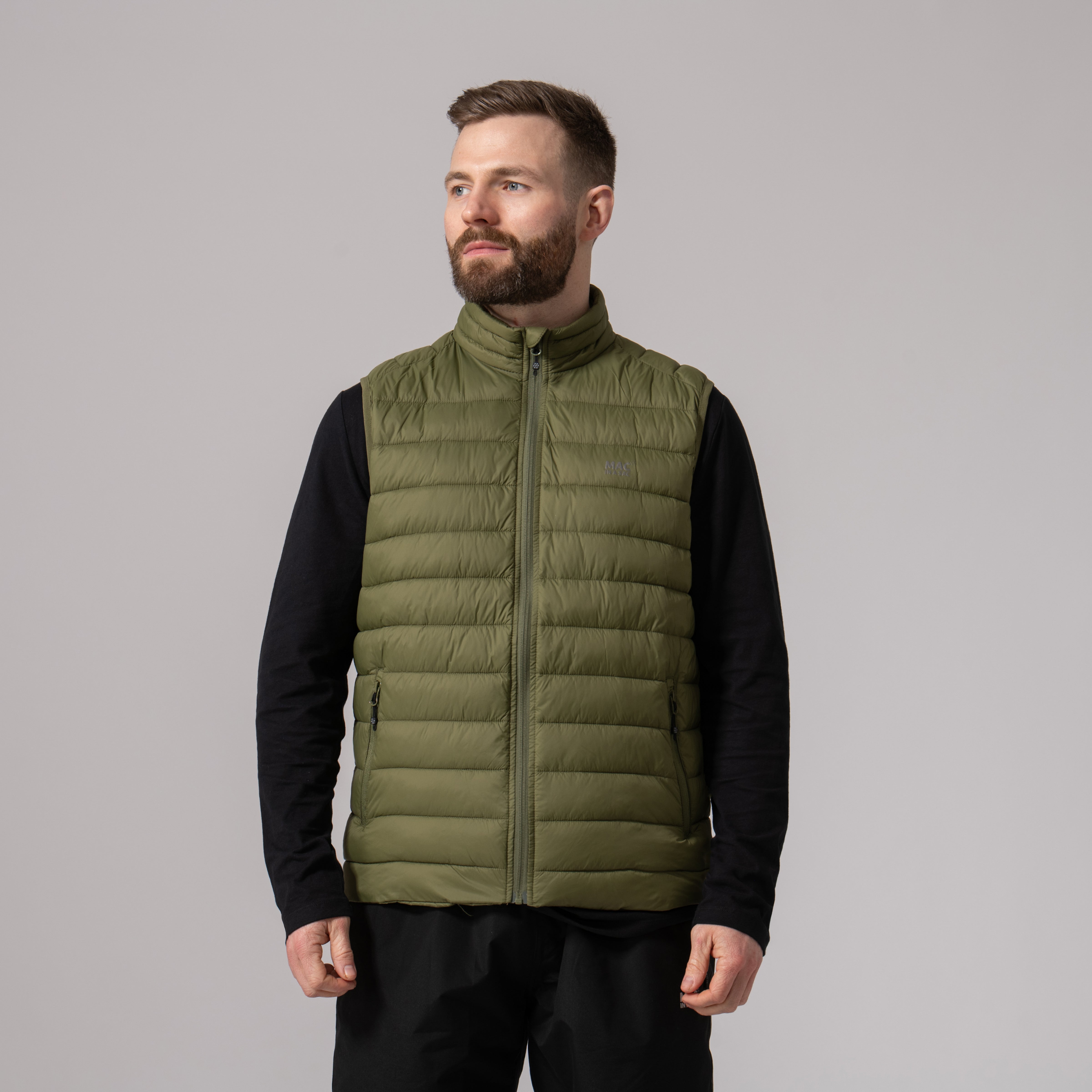 Synergy - Men's Insulated Gilet - Khaki – Mac in a Sac