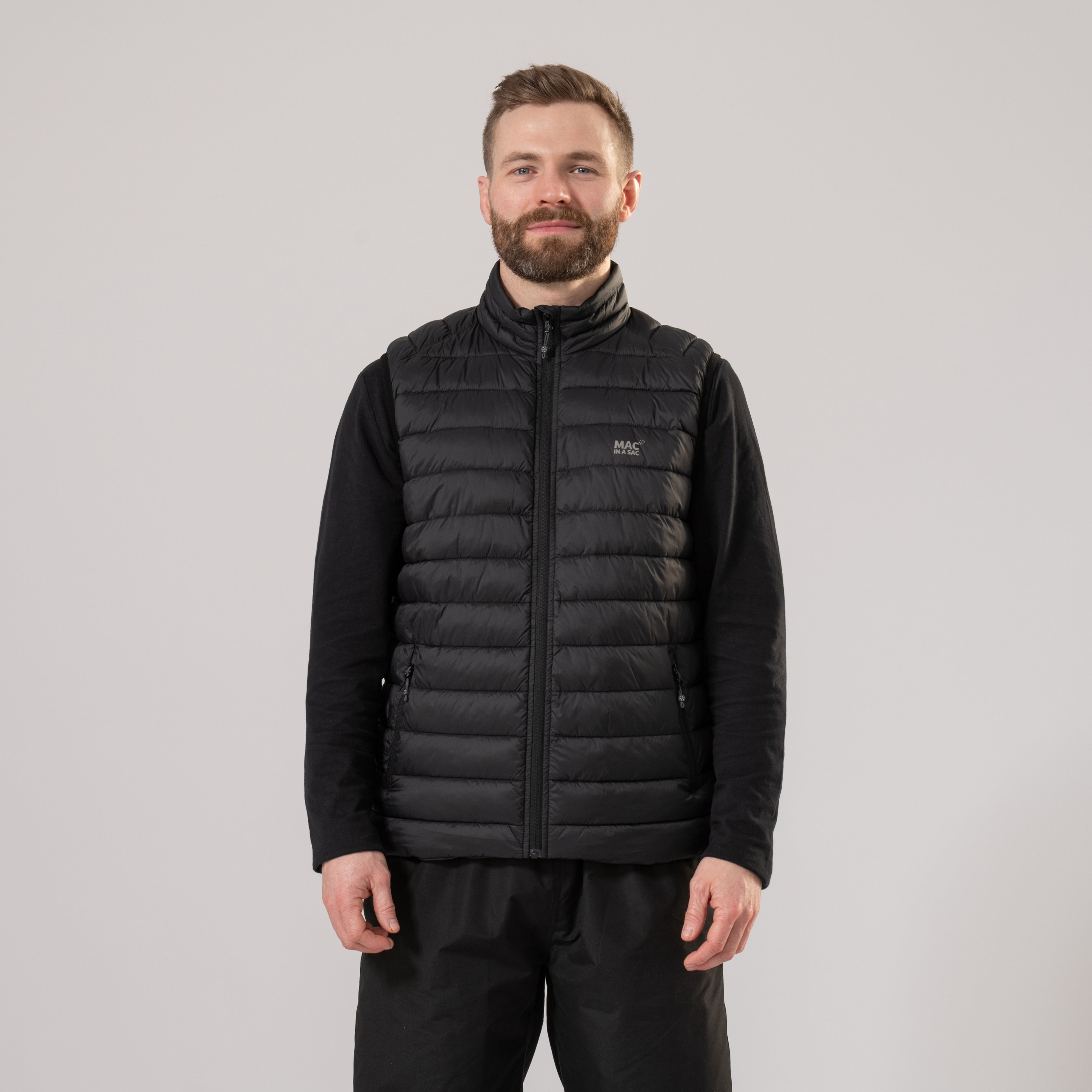 Synergy - Men's Insulated Gilet - Jet Black – Mac in a Sac